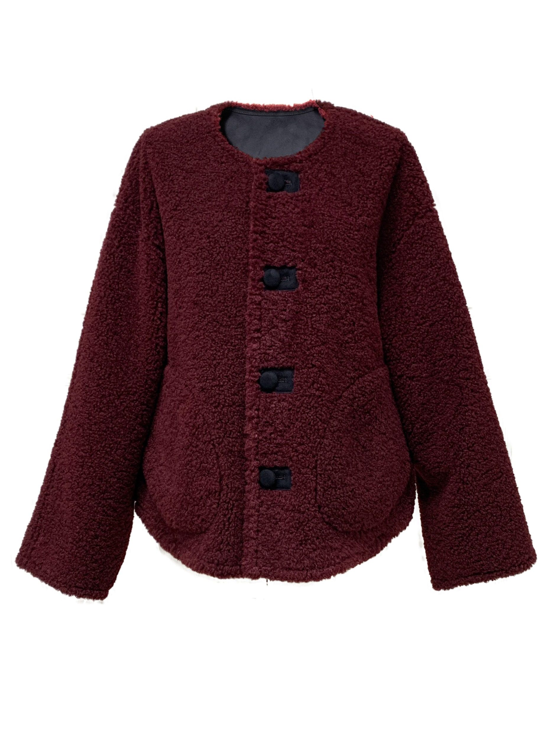 Ge3.21 Reversible Faux Fur Coat - Flying Solo NYC